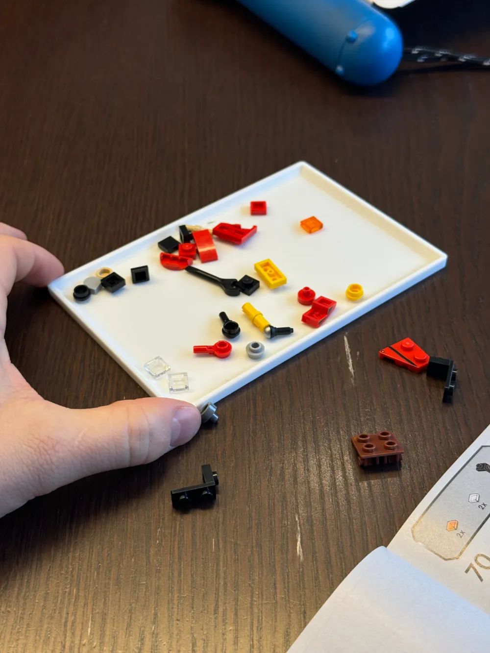 Tray for Bricks, Legos, Small Parts, or Rolling by Mateo - MakerWorld