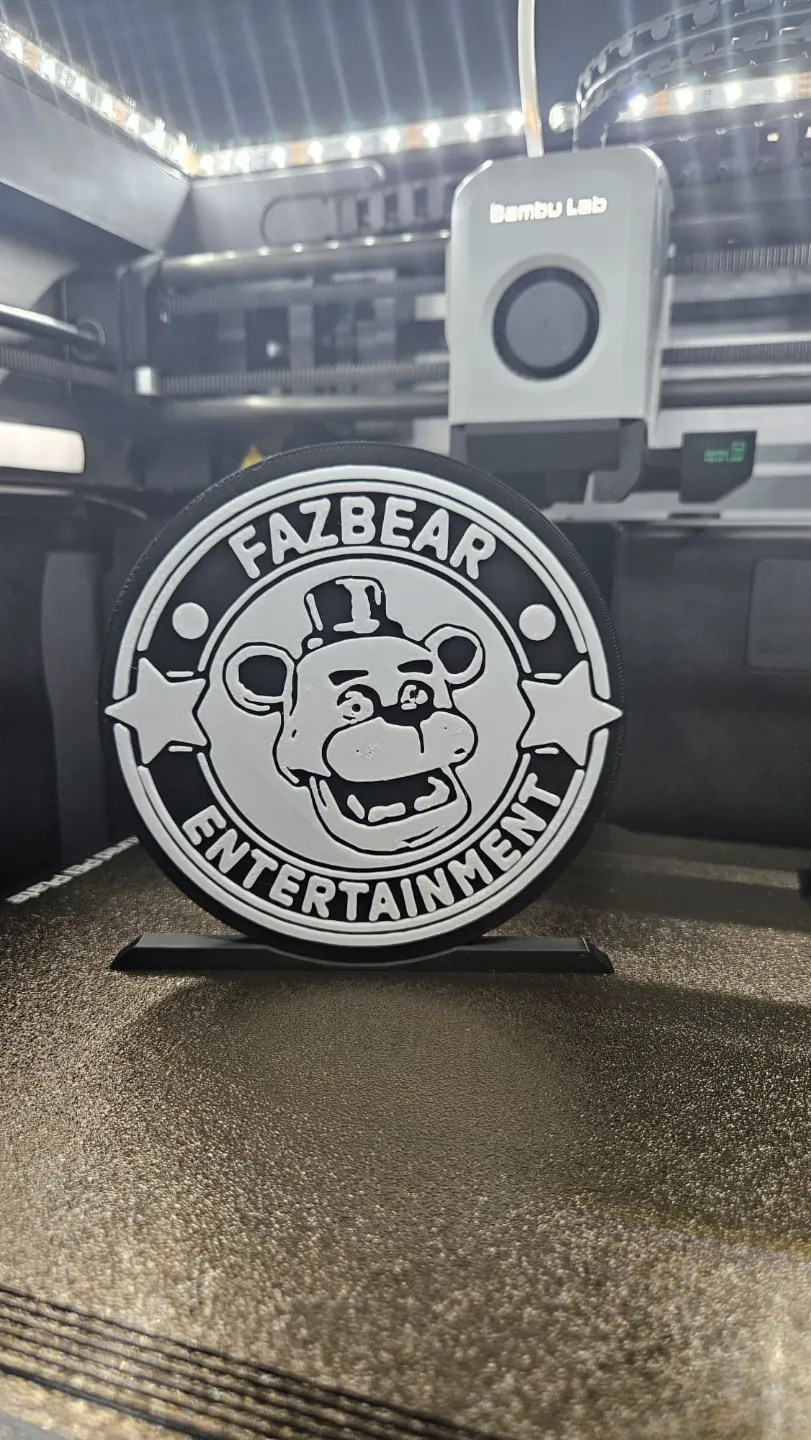 FNAF Fazbear Entertainment Table Stand by 5kyrunn3r - MakerWorld
