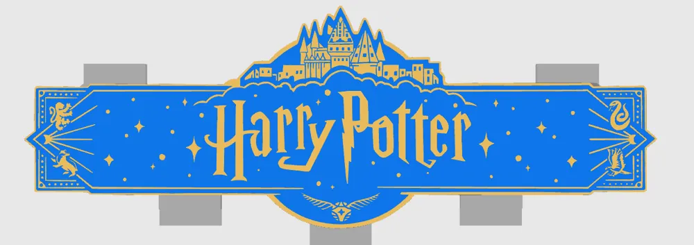 Harry Potter Medal Hanger | Conqueror Challenge by Undead Riot ...