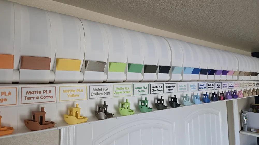 Filament labels with Benchy by Hyrule Forge MakerWorld: Download Free ...