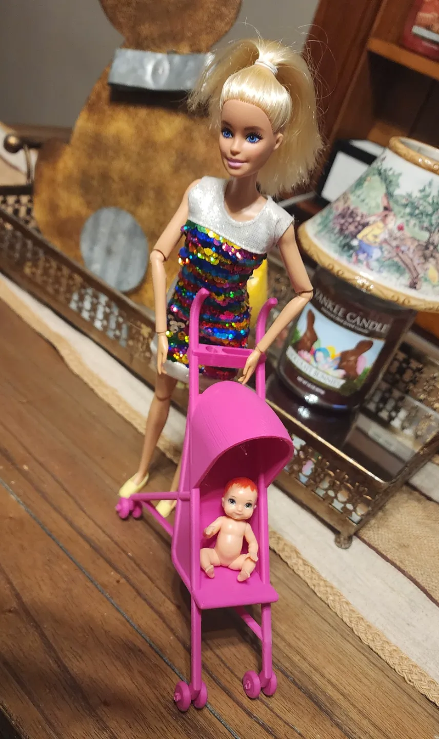 Barbie Stroller by Wallace3D - MakerWorld