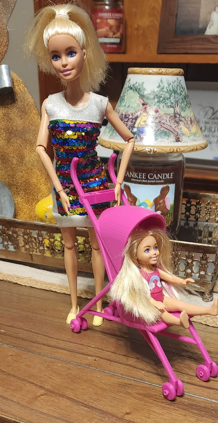 Barbie Stroller by Wallace3D MakerWorld: Download Free 3D Models