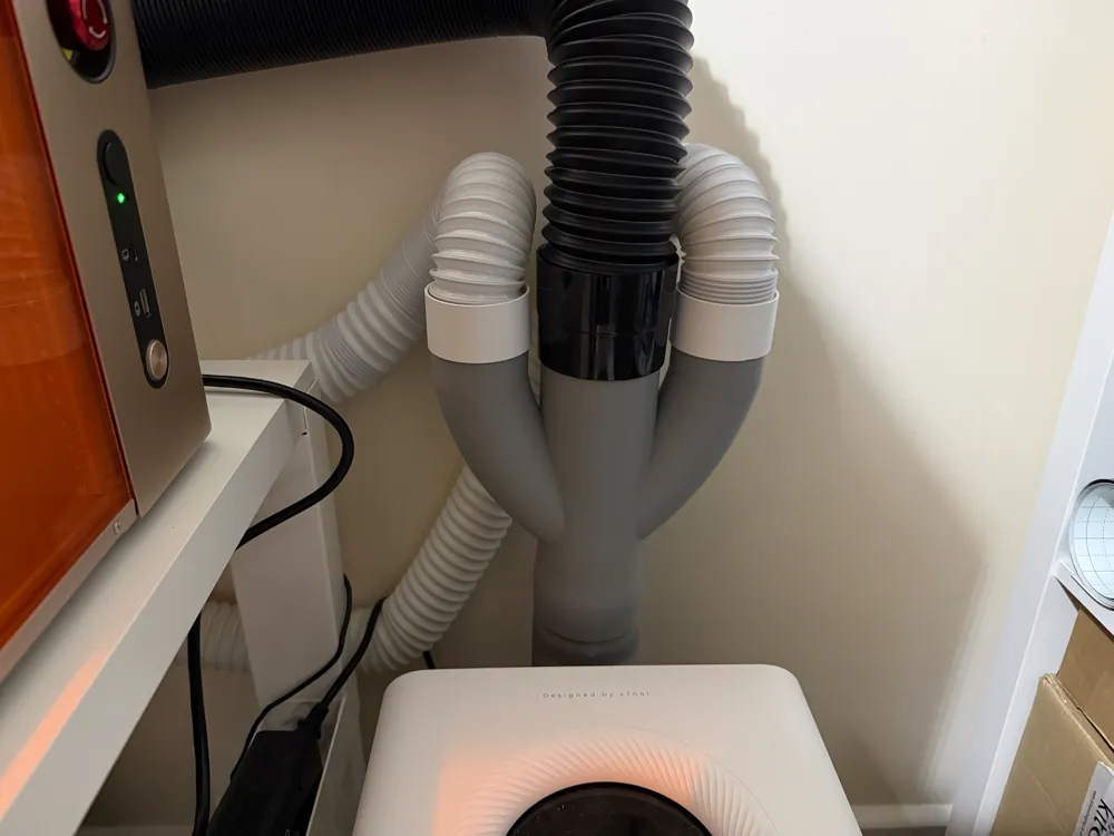 xTool AP2 divisor/extensor de duto - Modelo gratuito para impressão 3D ...