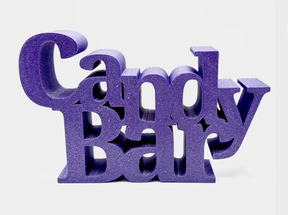 Placas "Candy Bar" – Letreiro elegante e personalizável para impressão ...