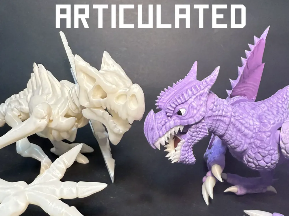 Articulated Realistic Aerodactyl +Skeleton version by Becca_3D ...