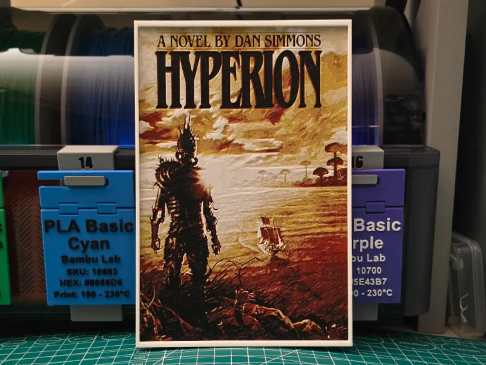Hyperion by Dan Simmons - Hueforge Art by Lumpy3D - MakerWorld