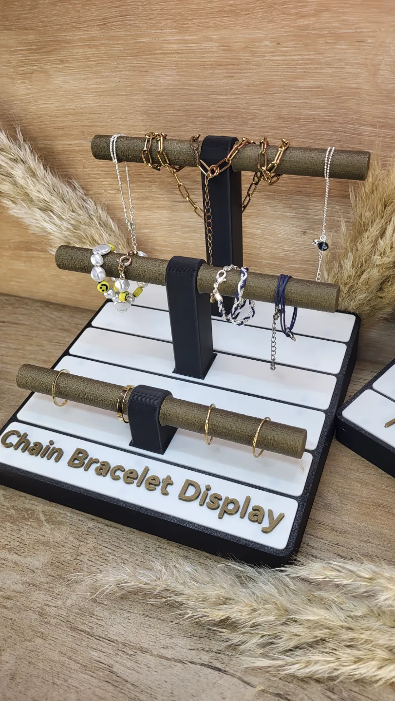 Chain Bracelet Display Customizable by Art Design. 3D MakerWorld ...