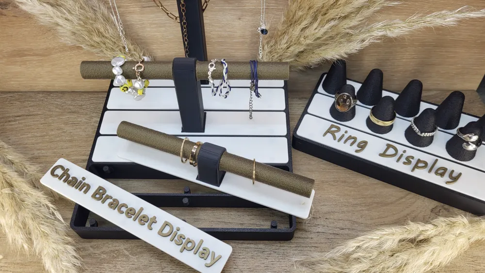 Chain Bracelet Display Customizable by Art Design. 3D MakerWorld ...