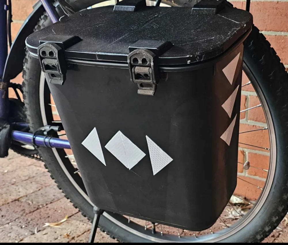 Hard Shell Waterproof Lockable Bike Pannier by MrNedwab - MakerWorld