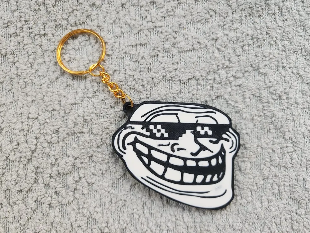 Sigma Face Keychain by Da Designer Boi - MakerWorld