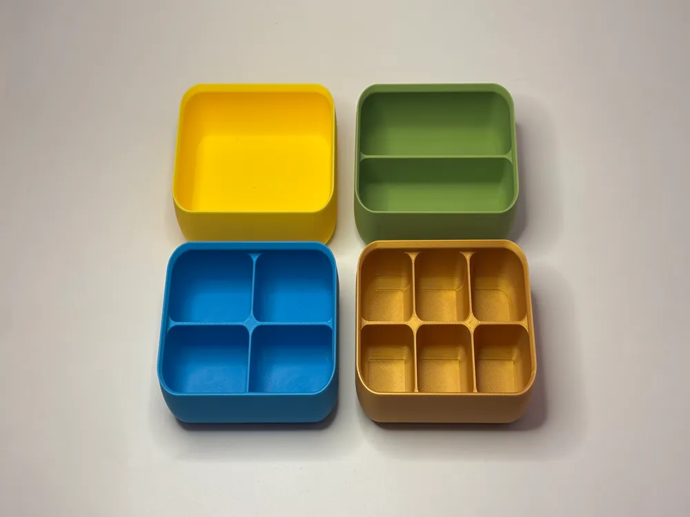 Stackable Storage Box - 4 types - Compartments by PaperPlaneLab ...