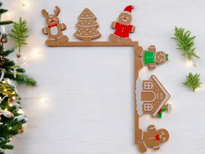 Christmas Door Corner | Collection - MakerWorld: Download Free 3D Models