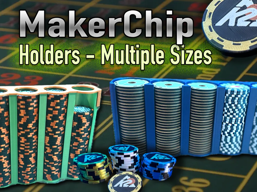 MakerChip Holders - Multiple Sizes by K2_Kevin MakerWorld: Download ...
