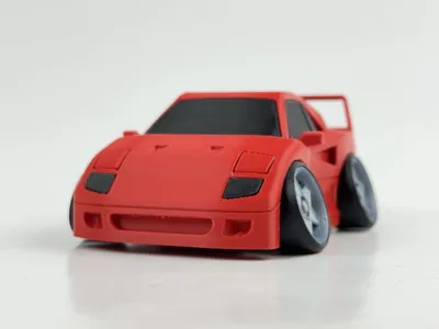 Tooned Ferrari F40 by soarpix MakerWorld: Download Free 3D Models