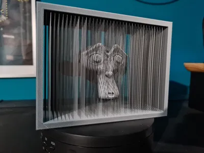 Suzanne (Blender Monkey) string by Iakko3DArt - MakerWorld