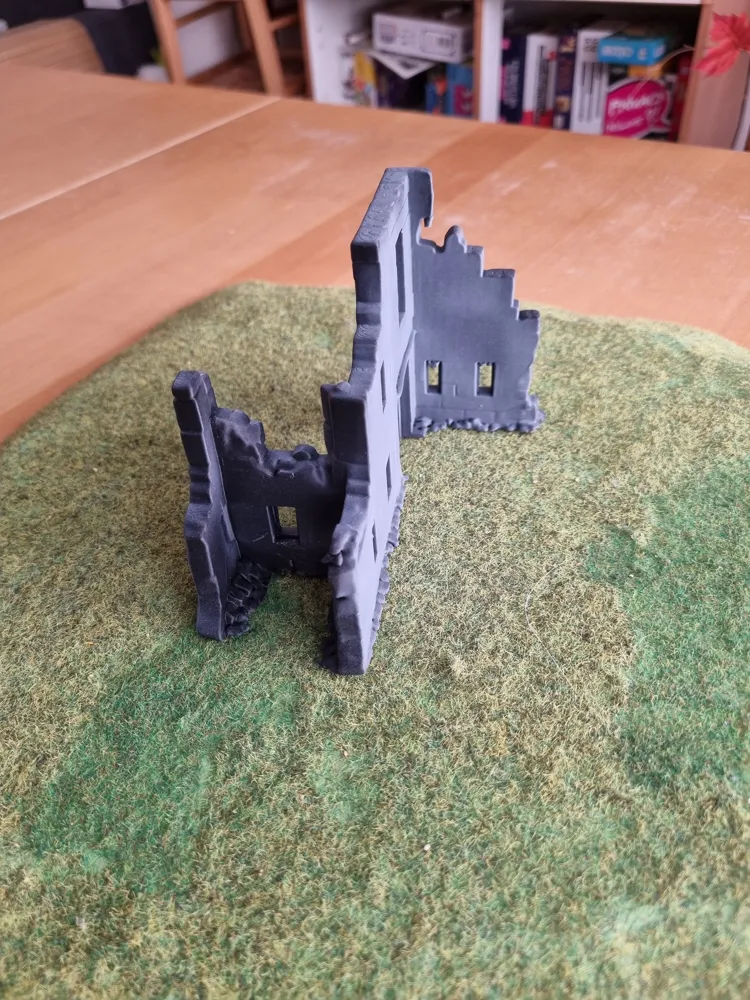 Ruined Urban Building - Diorama & Wargame Terrain by Tresor3D MakerWorld: Download Free 3D Models