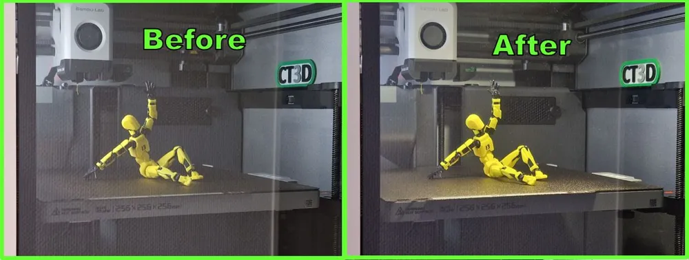 X1C / P1S light frame for BBL LED Light Kit by Chris1974 - MakerWorld