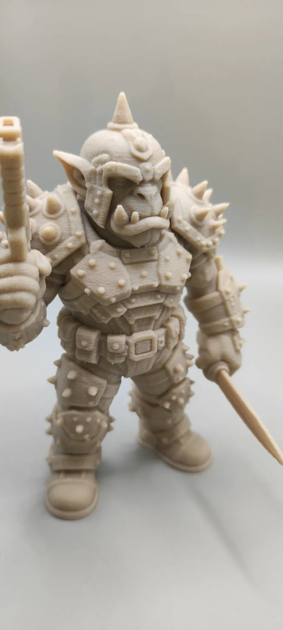 Orc Commando Armored Action Figure figurine - Free 3D Print Model ...