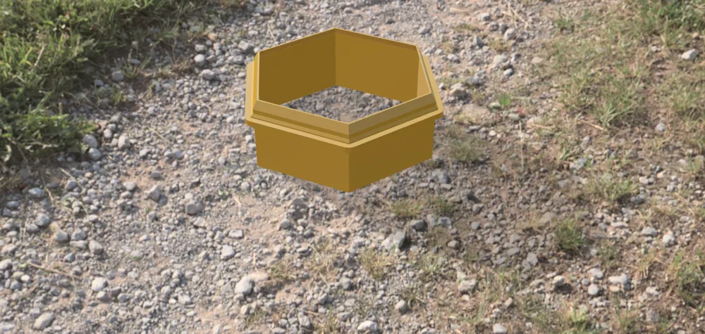 Hexagonal Concrete Mold 9MM Height 20x20 - Free 3D Print Model - MakerWorld