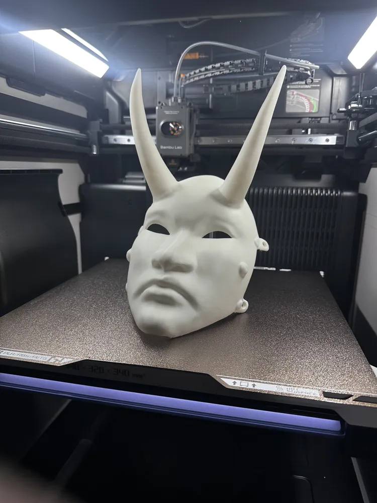 Ghost of Yotei Fury Mask - Free 3D Print Model - MakerWorld