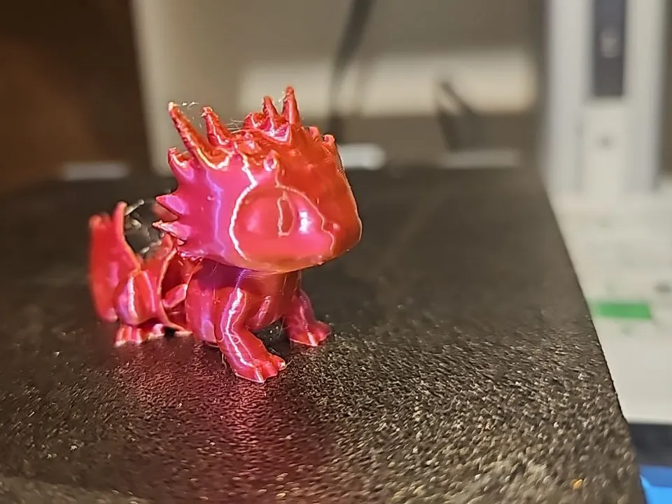 cute articulated small dragon - Free 3D Print Model - MakerWorld