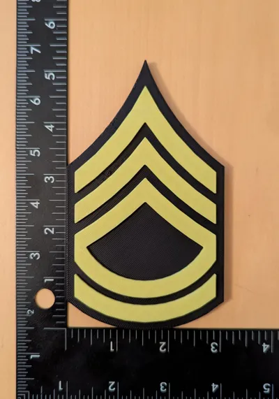 ARMY Sergeant First Class E7 Rank by jwharris79 - MakerWorld