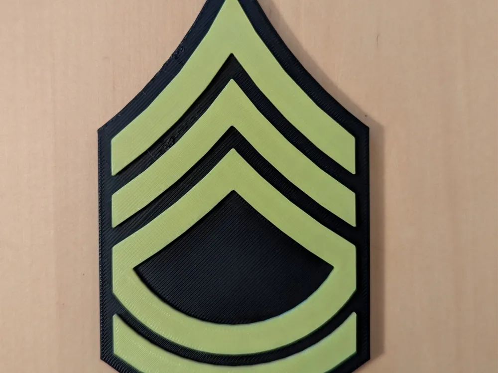 ARMY Sergeant First Class E7 Rank by jwharris79 - MakerWorld