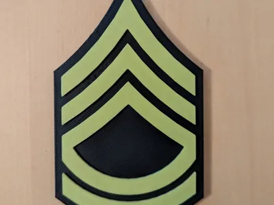 ARMY Sergeant First Class E7 Rank by jwharris79 - MakerWorld