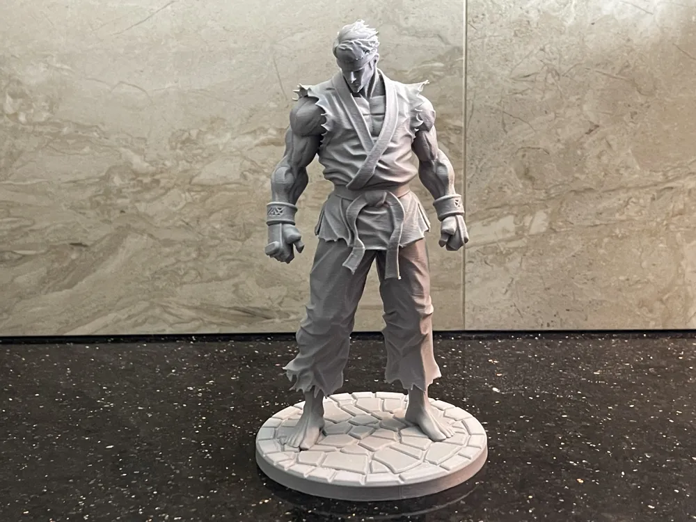 Ryu - Street Fighter Classic Warrior Statue - Free 3D Print Model ...