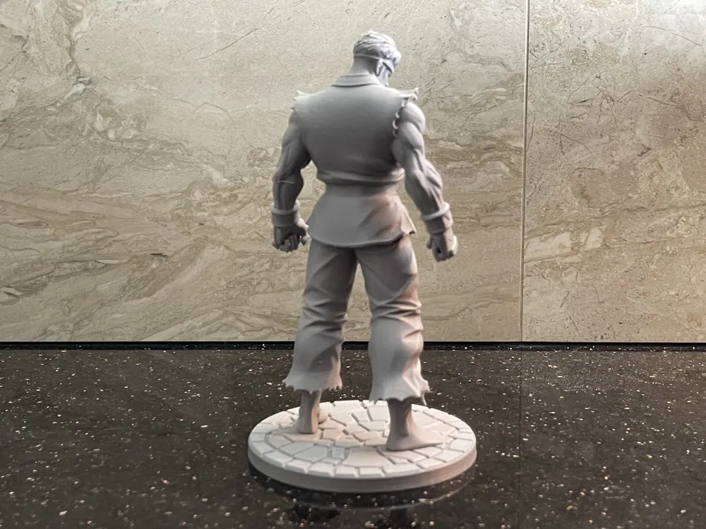 Ryu - Street Fighter Classic Warrior Statue - Free 3D Print Model ...