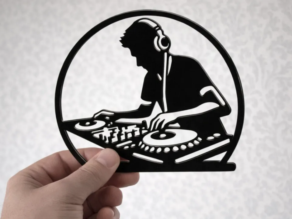 Wall Art - DJ - Free 3D Print Model - MakerWorld