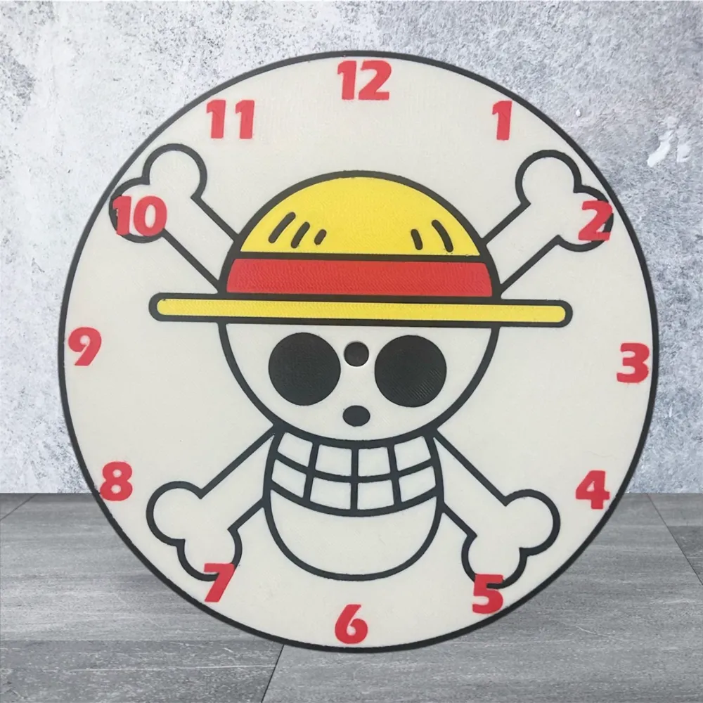One Piece Clock by Cry3DLabMakerWorld: Download Free 3D Models