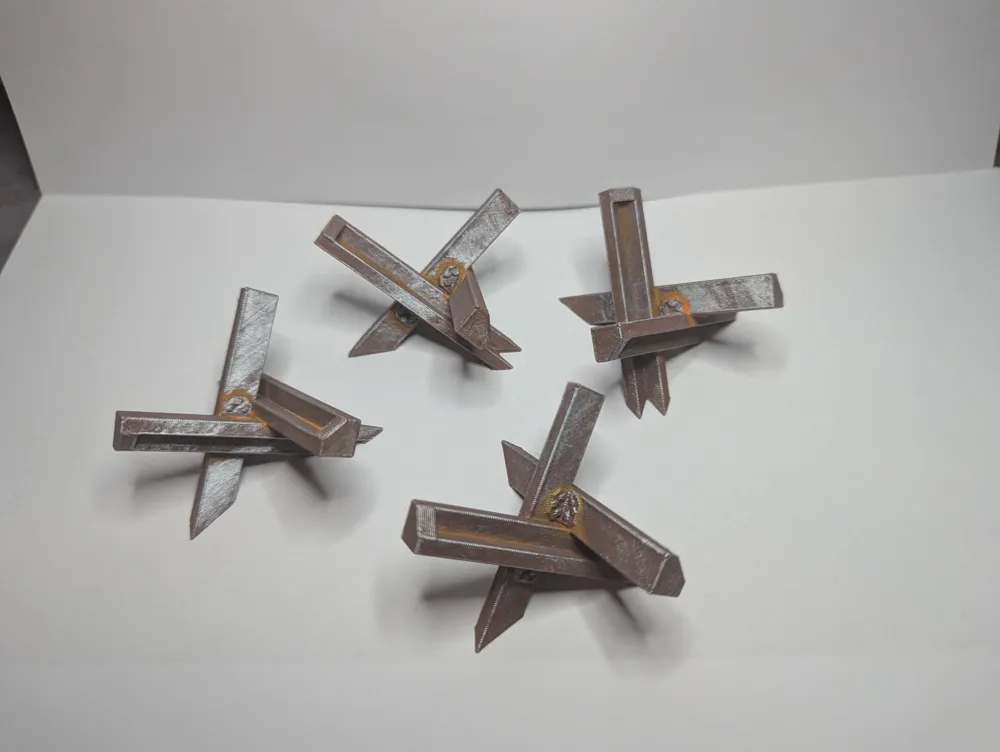 Tank Traps - Free 3D Print Model - MakerWorld