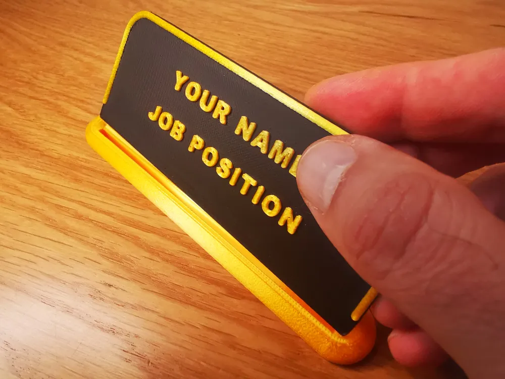 Personalized Name Plate for Office Desk - Free 3D Print Model - MakerWorld