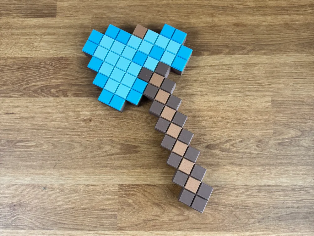 Hacha de Minecraft personalizable por Creat3DWorks - MakerWorld