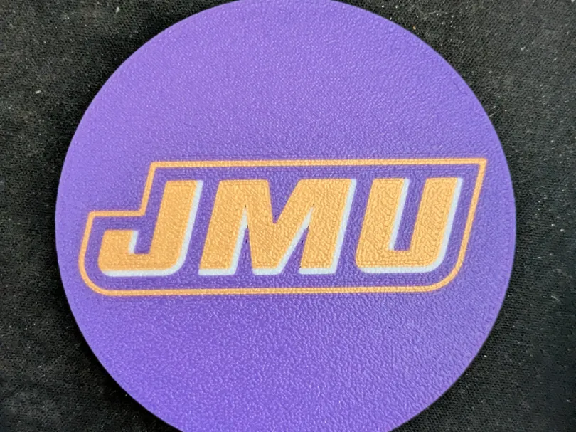 James Madison University Coaster | JMU | Dukes - Free 3D Print Model ...