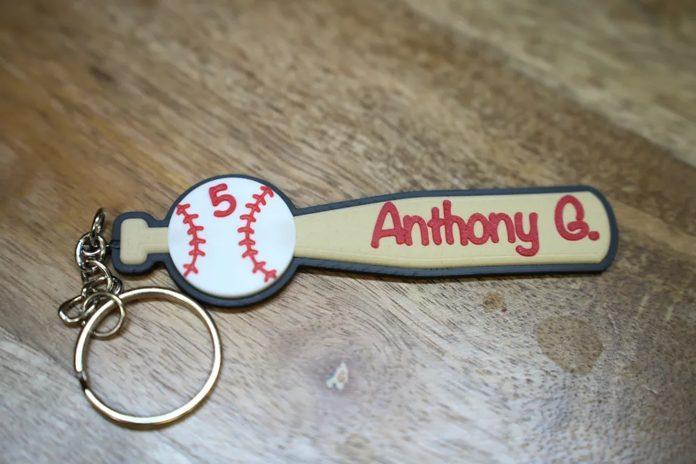 Baseball Key Chain - Free 3D Print Model - MakerWorld