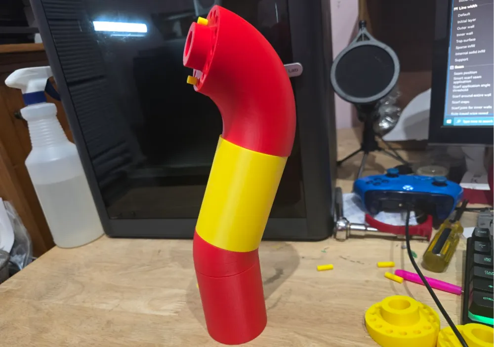 Exhaust bend mockup modeling bends by J.R. Gunn MakerWorld: Download ...