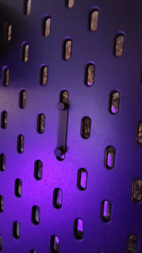 Minecraft Torch Skadis Mount - Free 3D Print Model - MakerWorld