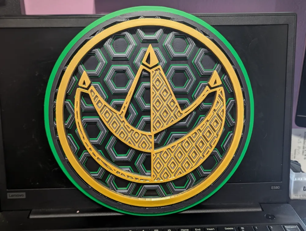 Green Ranger Coin Dimensional Mosaic by w3r3wolv3s - MakerWorld