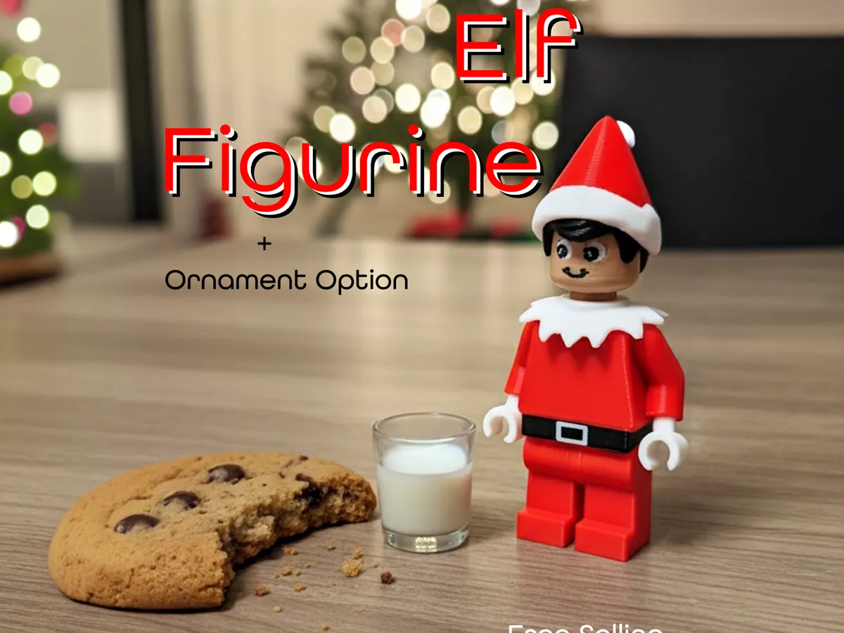 Tegel Nisse på Hyllan Figur + Prydnad av 3DMakerSpace MakerWorld: Gratis 3D-Modell abe lade