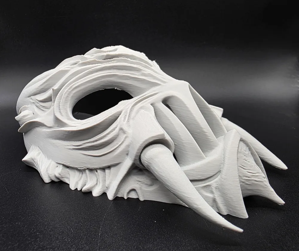 Tusk Beast Mask - Free 3D Print Model - MakerWorld