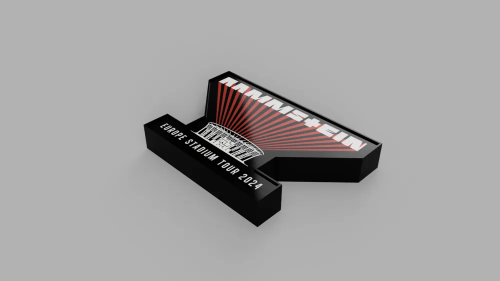 Rammstein Europe Stadium Tour 2024 Lightbox LED Lamp by Nico91 - MakerWorld