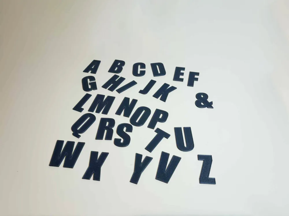 Uppercase alphabet craft letters by Tinker Link MakerWorld: Download ...