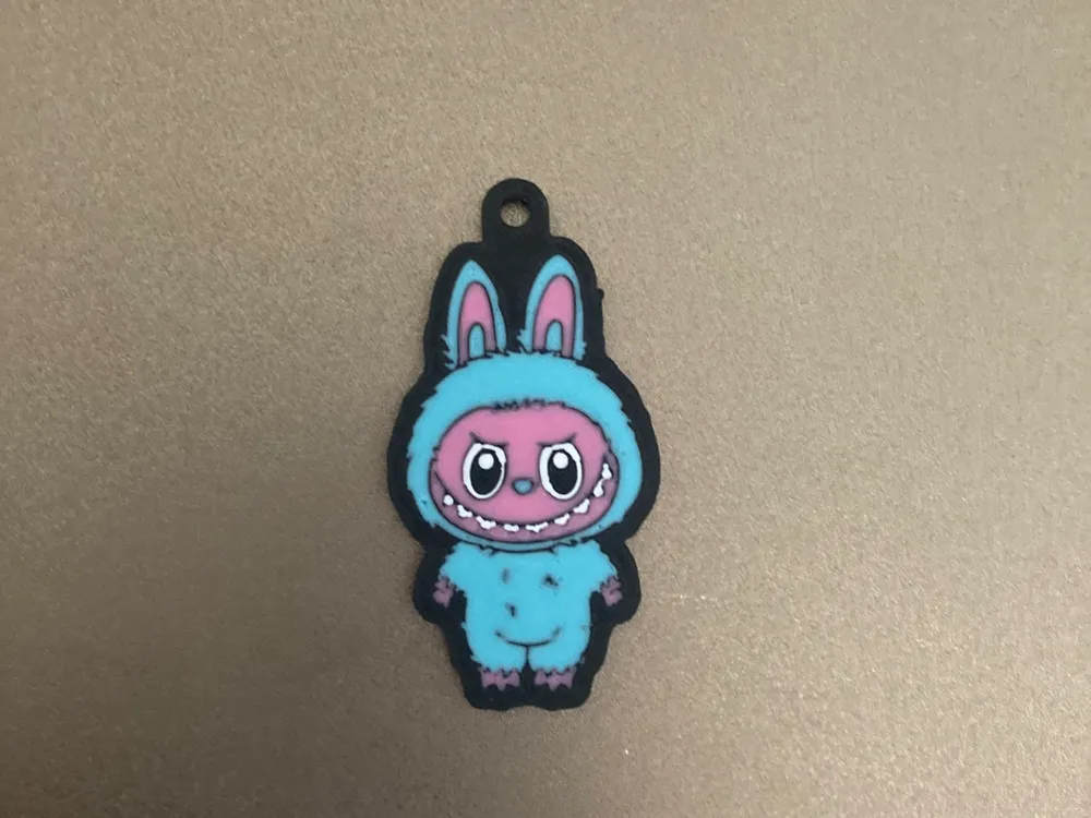Keychain labubu by MiniGarage MakerWorld: Download Free 3D Models