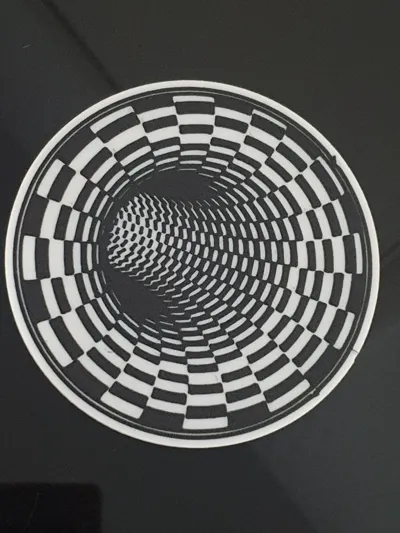 Optical illusion Coaster by A3Dprints - MakerWorld