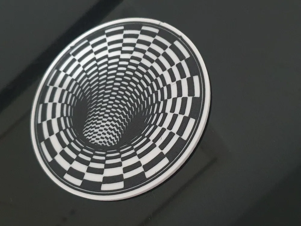 Optical illusion Coaster by A3Dprints - MakerWorld
