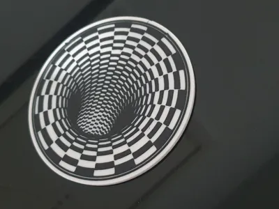 Optical illusion Coaster by A3Dprints - MakerWorld