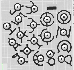 Pokémon Unkown Alphabet Magnets (Read Desc) by Evanescet MakerWorld ...