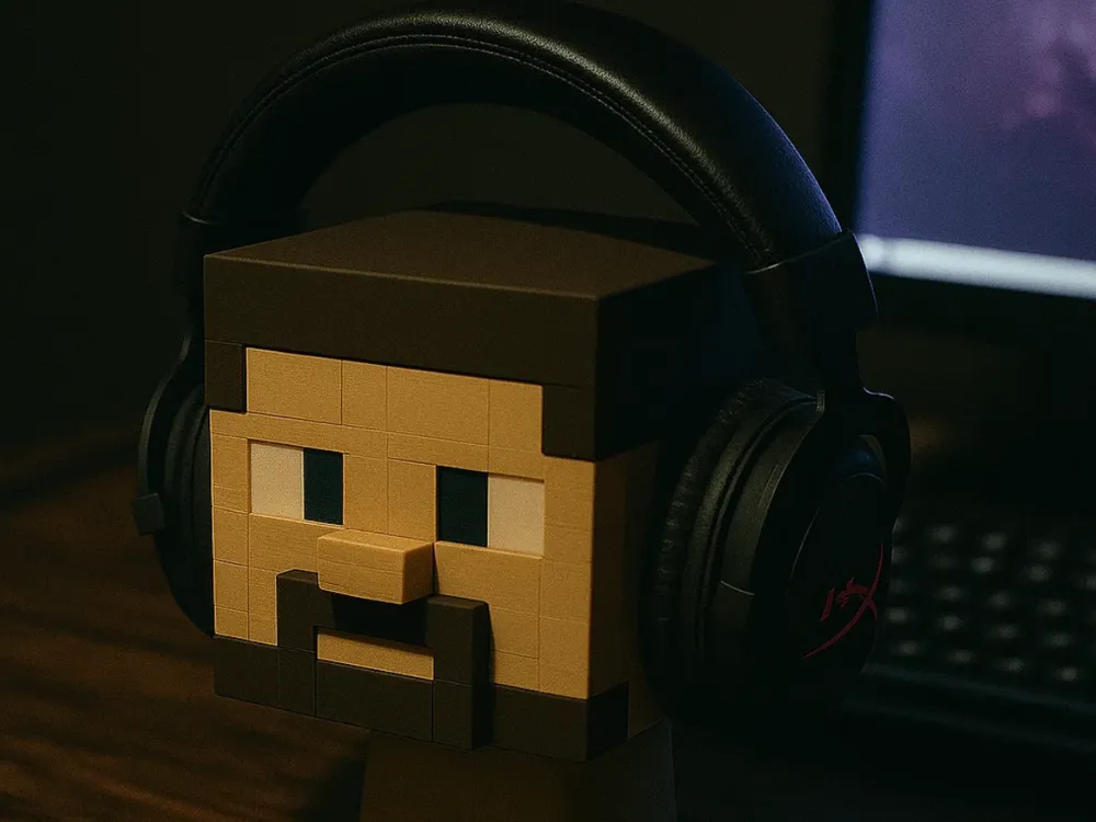 Steve Headphone Stand (Minecraft Inspired) by greeshanka MakerWorld ...